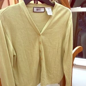 Sweaters | Bice Pale Lime Green Cardigan | Poshmark